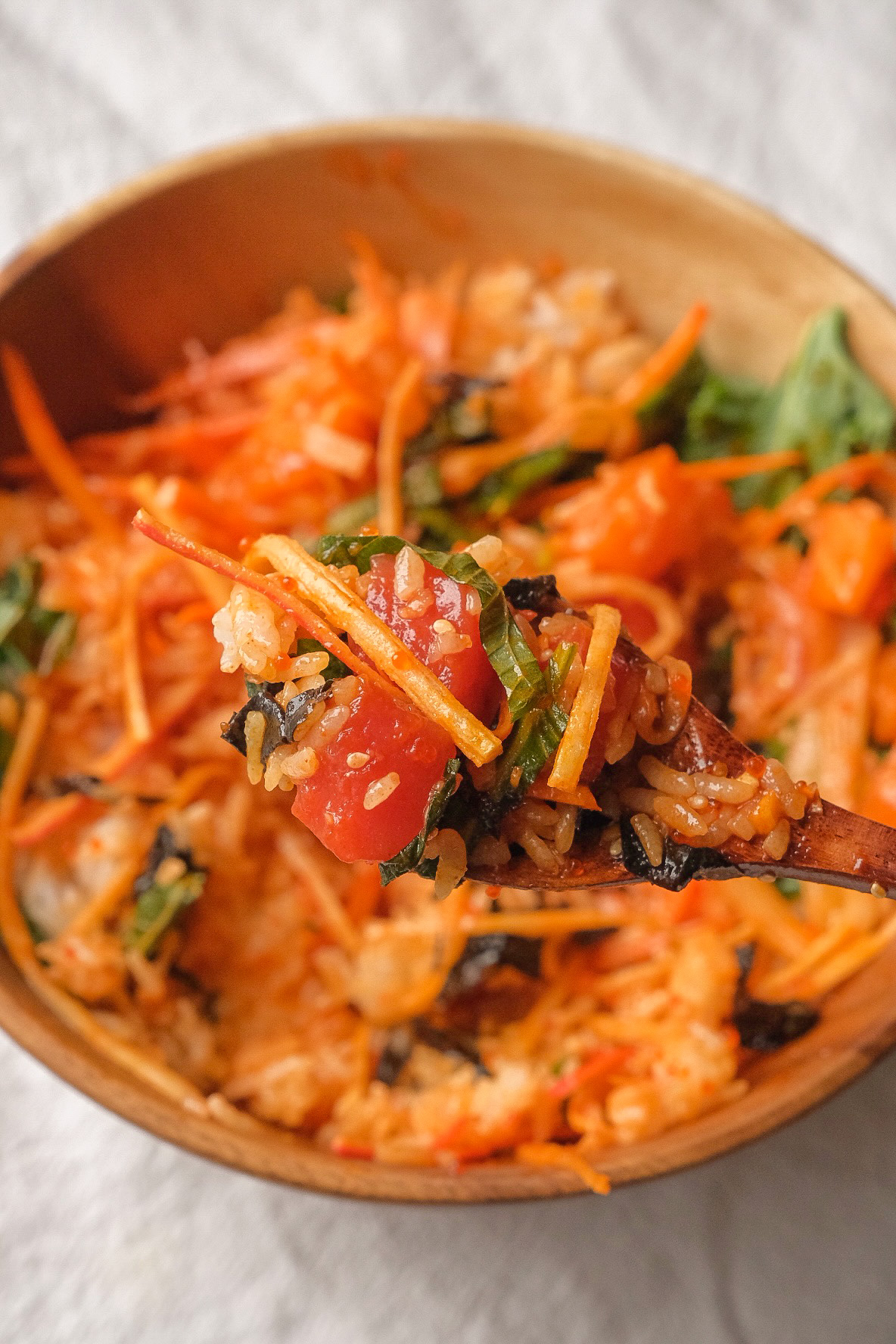 Hoedeopbap (Korean Style Poke Bowl)